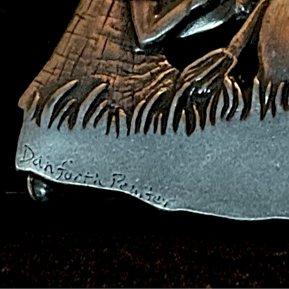 Disney | Other | Vintage Pewter Winnie The Pooh Holiday Ornament ...